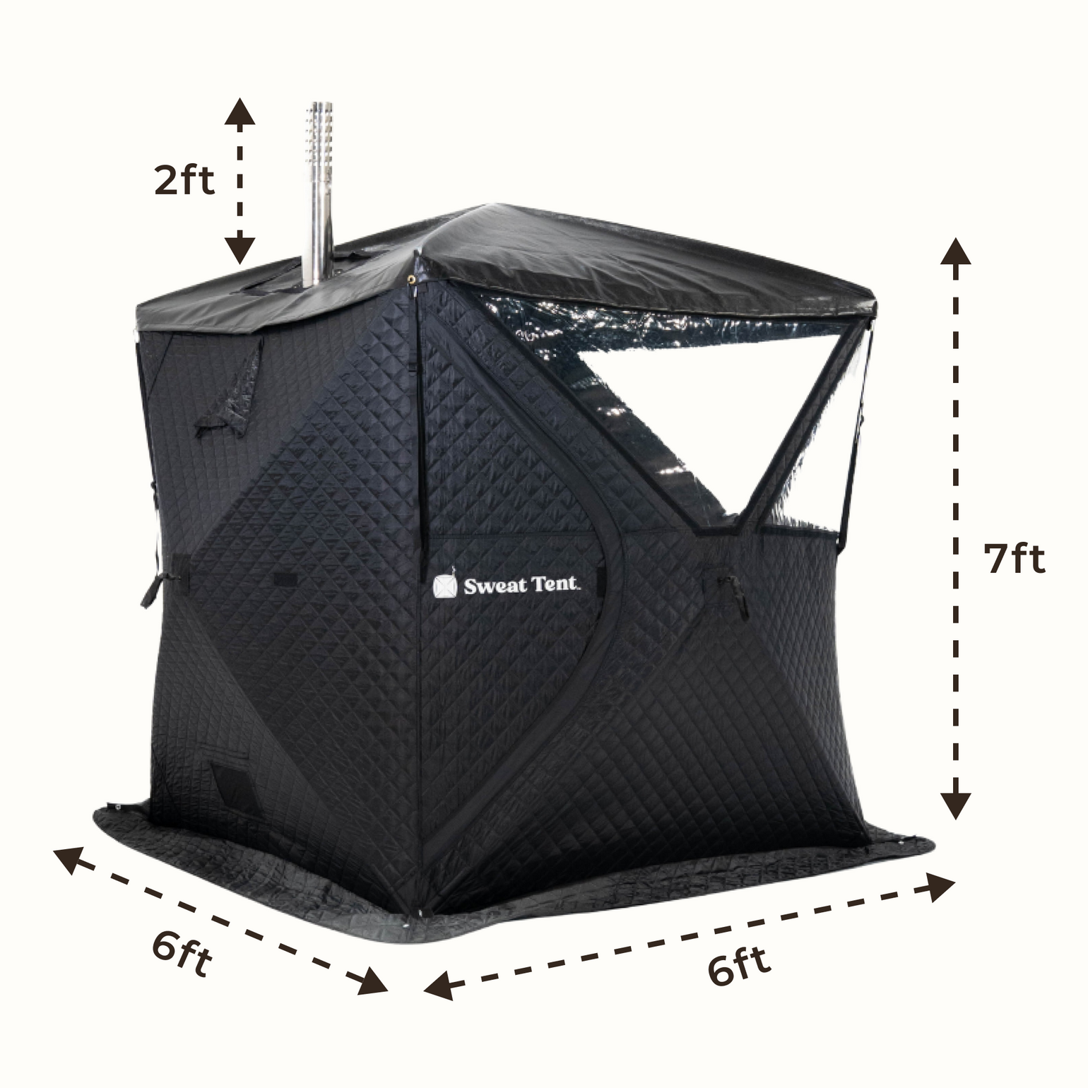 Portable Outdoor Sauna Tent - Pop Up & Wood Burning – SweatTent