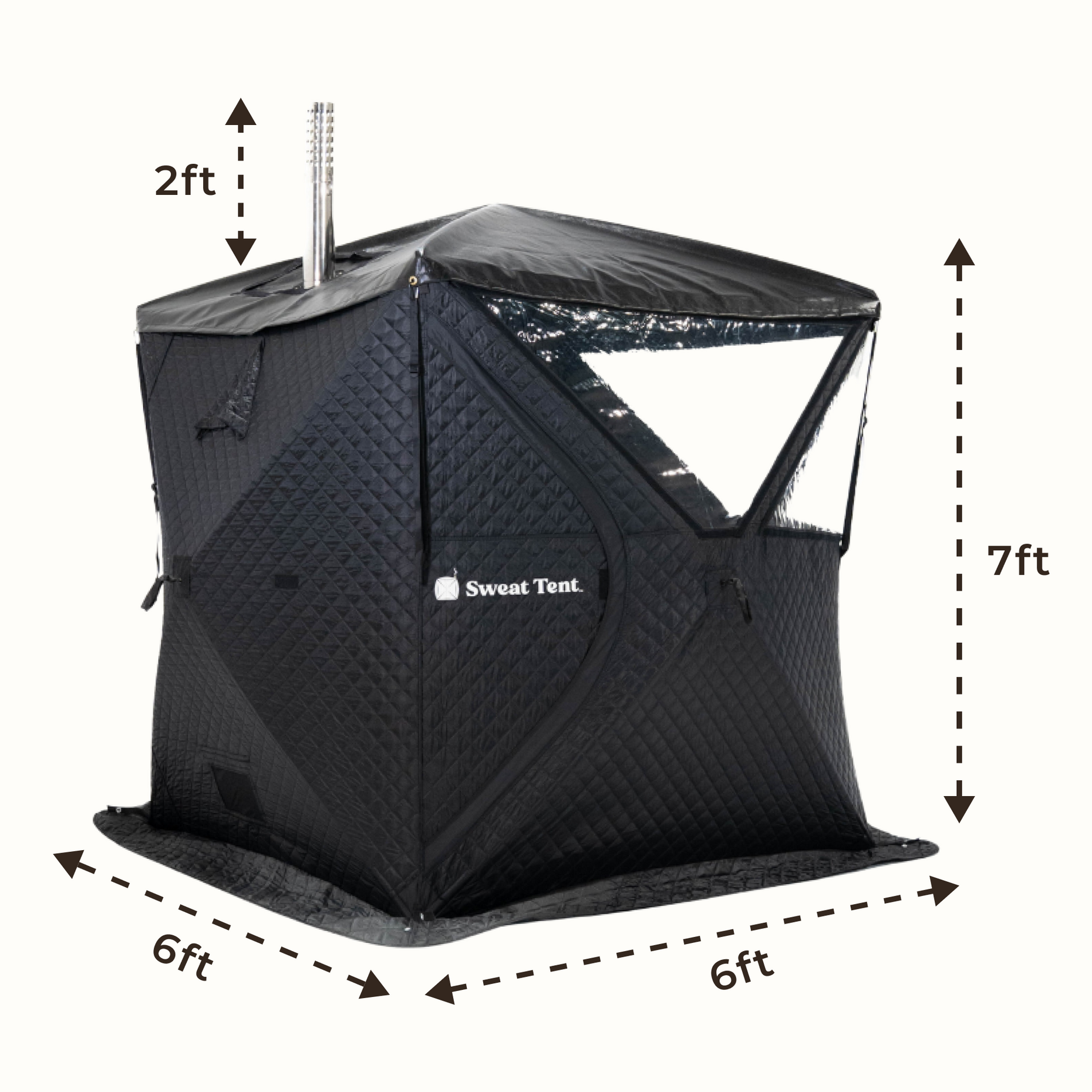 Portable Outdoor Sauna Tent - Pop Up & Wood Burning – SweatTent