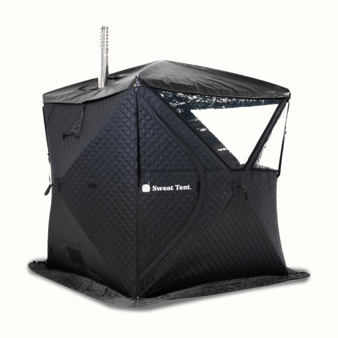 Portable Outdoor Sauna Tent - Pop Up & Wood Burning – SweatTent
