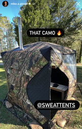Portable Outdoor Sauna Tent - Pop Up & Wood Burning | SweatTent