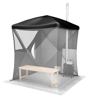 Portable Outdoor Sauna Tent - Pop Up & Wood Burning – SweatTent