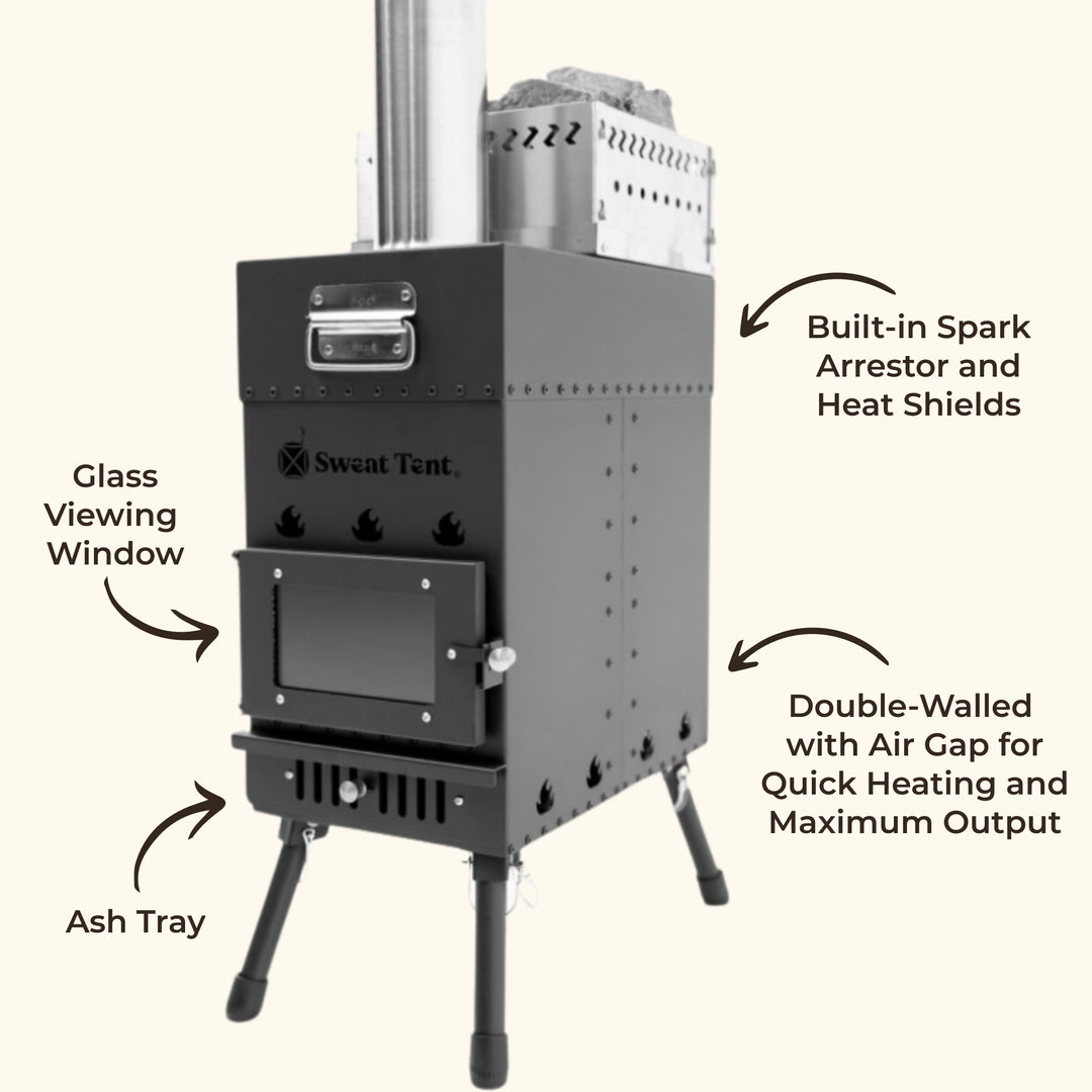 Portable Sauna Tent That Hits 200°F in Minutes | Sweat Tent