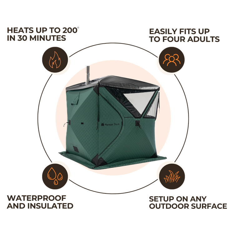 Portable Home Sauna Tents for Physical & Mental Health | SweatTent